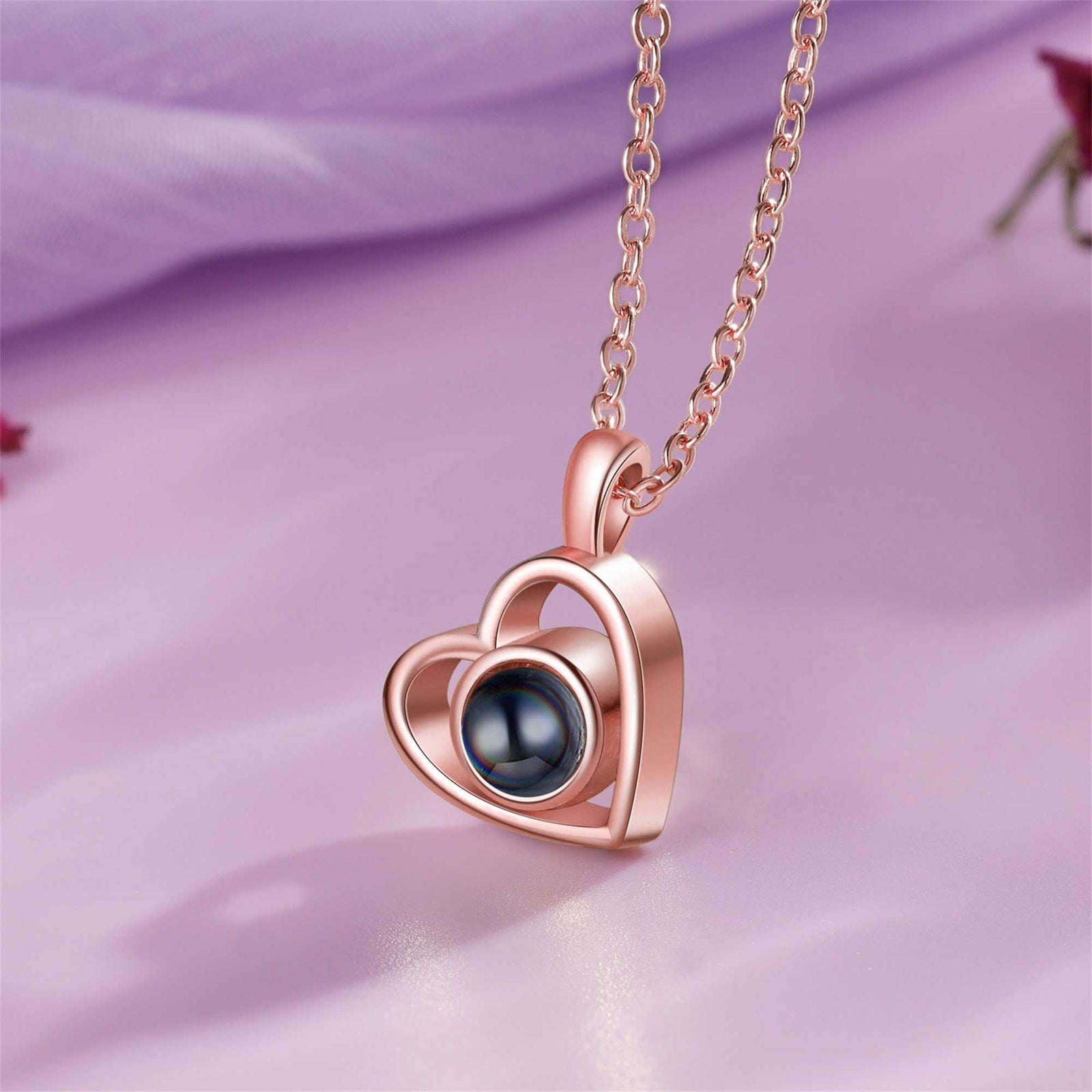 Photo Heart Necklace